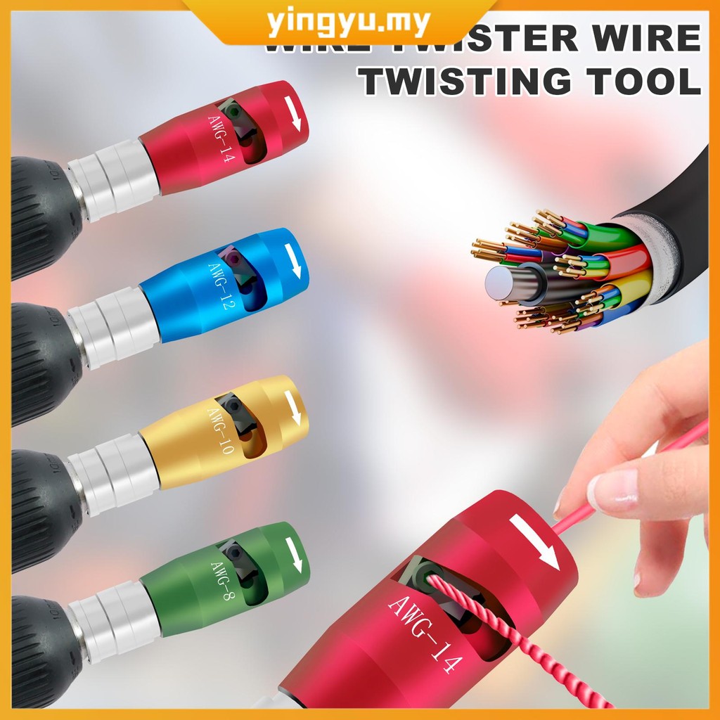 Wire Stripper Portable Cable Stripping Tool Aluminum Alloy Electric ...