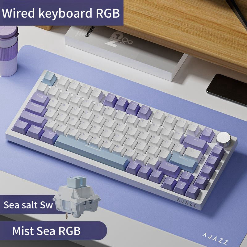 AJAZZ AK820 Pro 75% Layout 3-Mode Wireless Mechanical Keyboard Hot ...