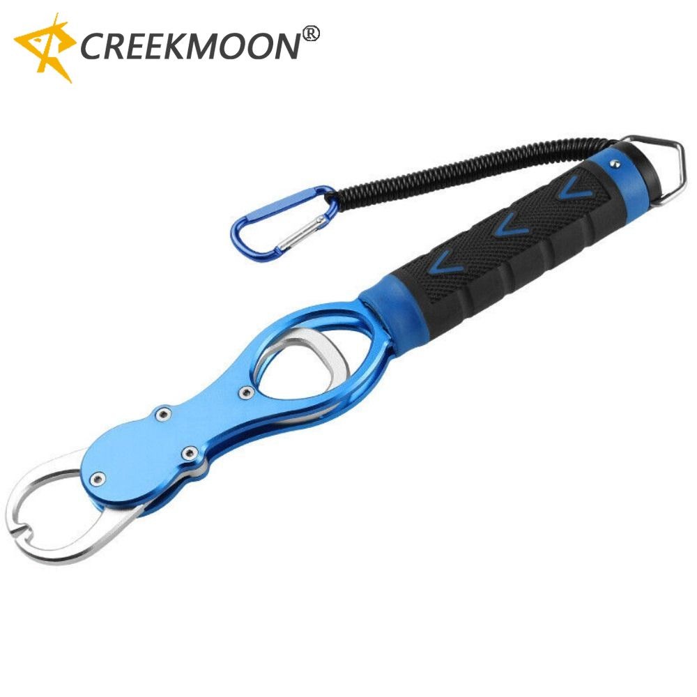 Heavy Duty Fish Lip Gripper with Weighing Scale Portable Alloy Fish ...