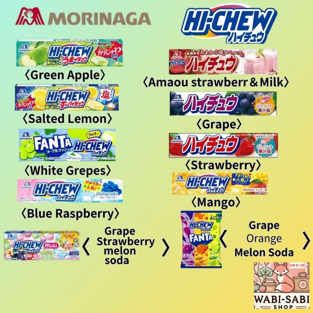 Morinaga Hi-Chew 12 pieces soft candies Premium 【Direct From Japan】 | Shopee Malaysia