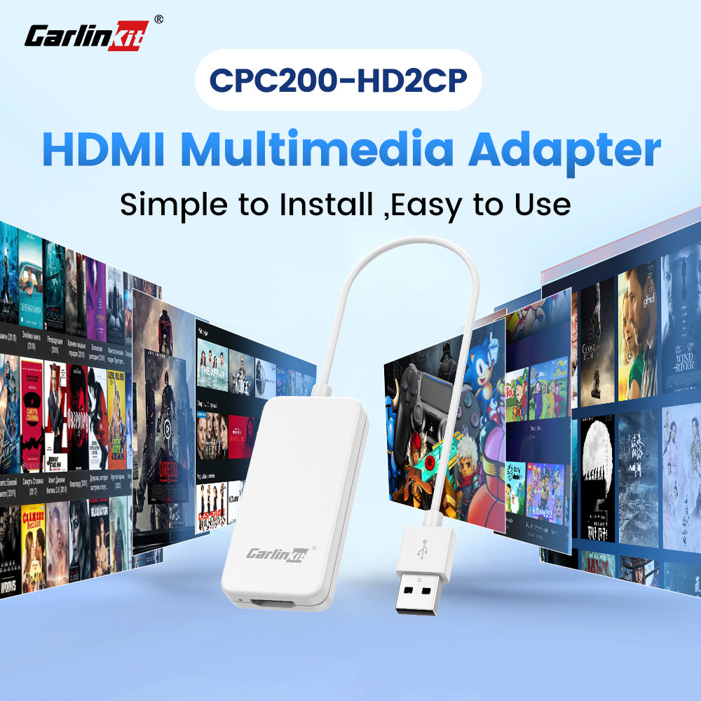 2024 NEW CarlinKit Car HD Video Adapter HDMI Multimedia Adapter 1080P ...
