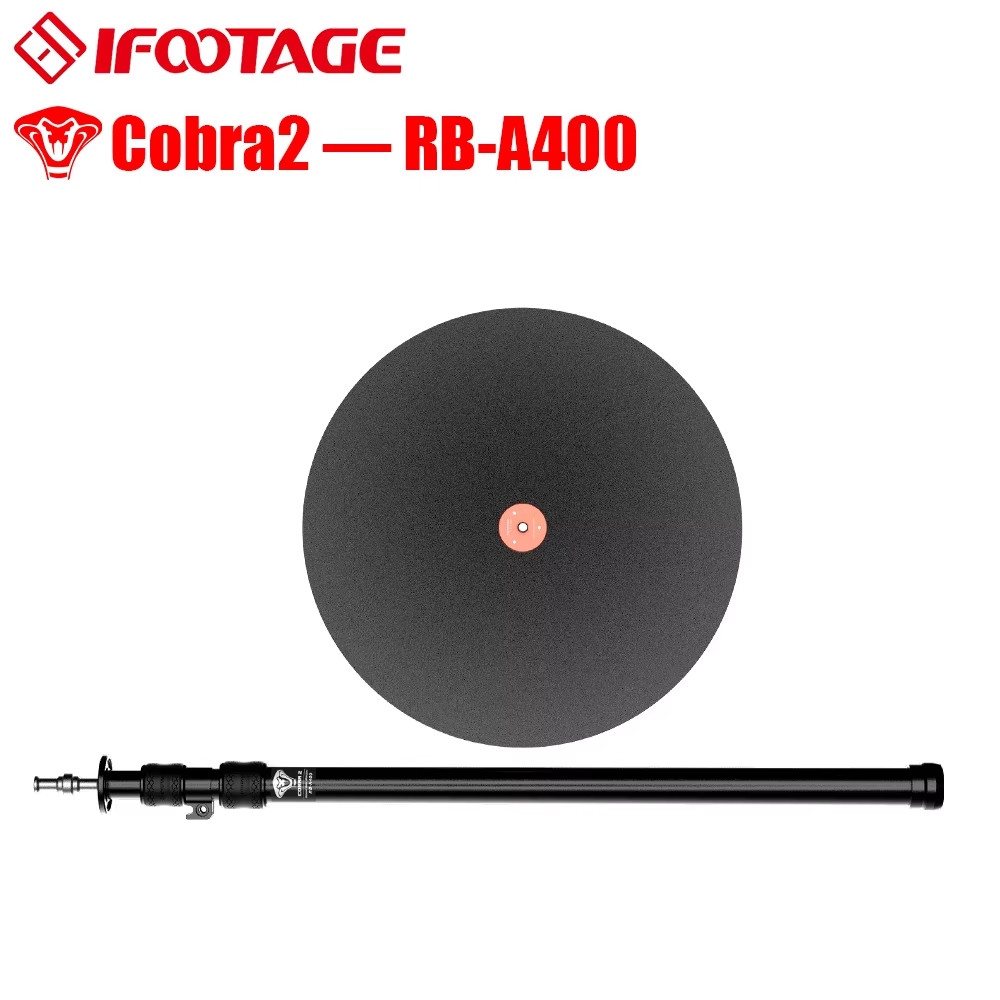 IFOOTAGE Cobra 2 RB-A400 Round Base Monopod, 79'' Camera Monopod Light ...