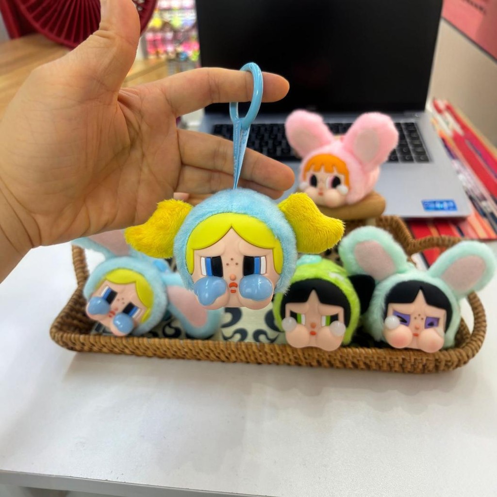 Crying Baby Plush Crybaby Powerpuff Keychain Pendant Blind Box Toy Gift ...