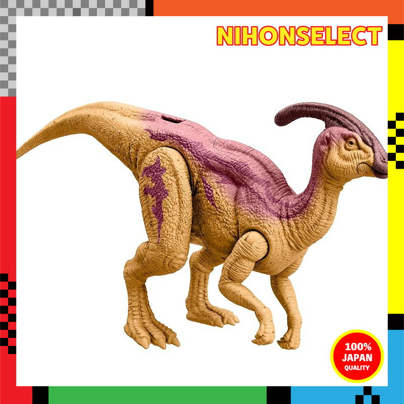 Mattel Jurassic World Action Figure Roaring Parasaurolophus Toy for ...