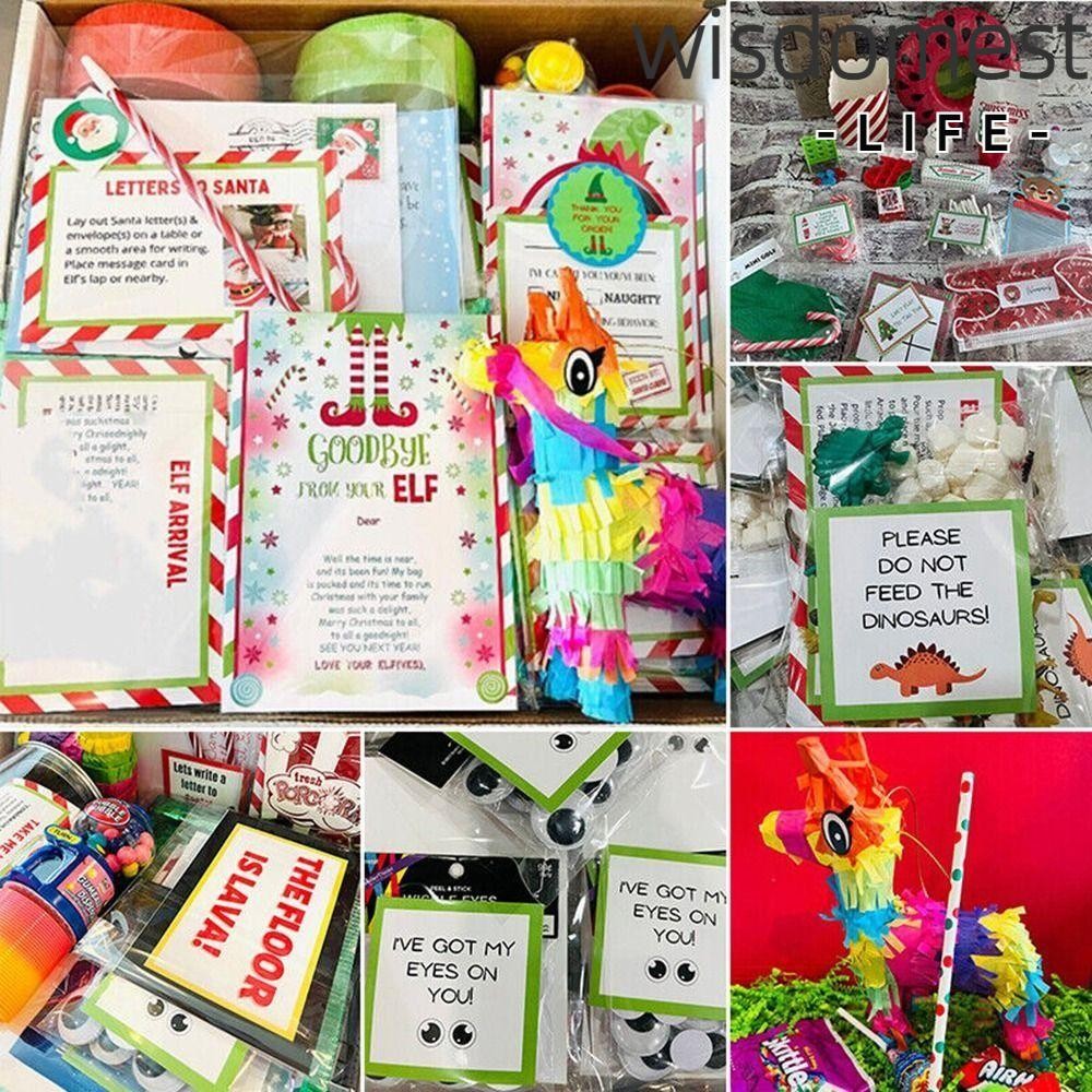WISDOMEST1 Christmas Elf Kit, Christmas Countdown Gift 12/24 Days of ...