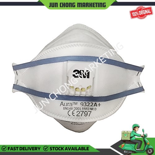 3M™ 9322A+ Aura Particulate Respirators (FFP2 / P2) | Shopee Malaysia