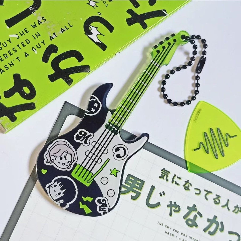 Kininatteru Hito Ga Otoko Ja Nakatta Anime Keychain Guitar Acrylic ...