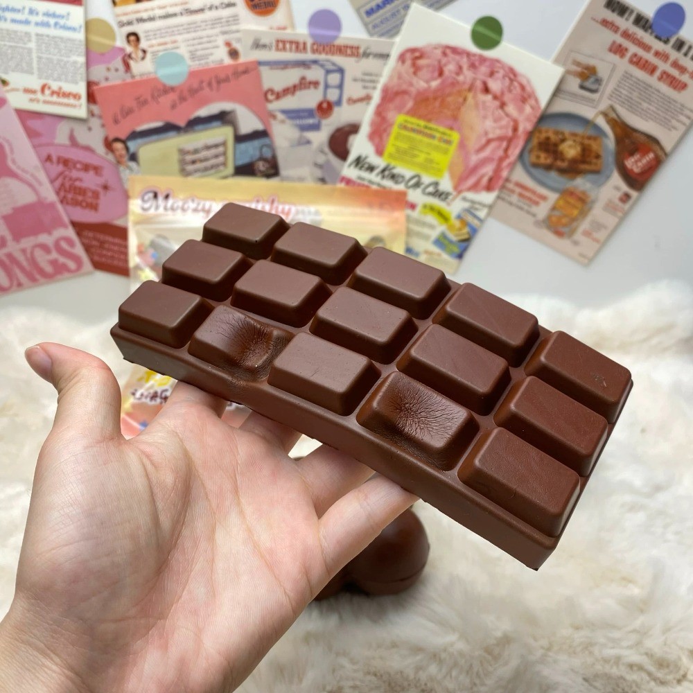 Chocolate Sugar Squishy Slab Chocolate Slow Rising Squishy Squeeze ...