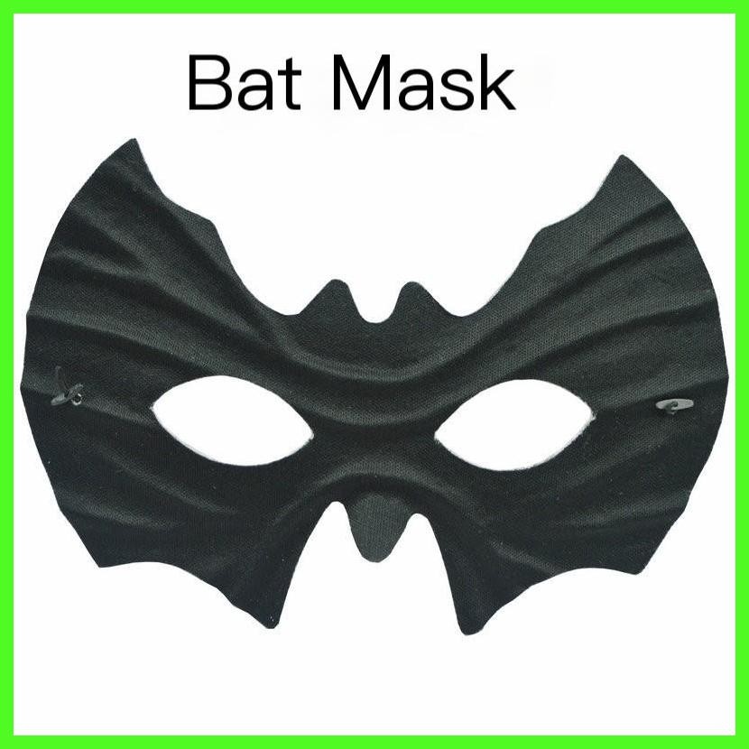 Half face black bat mask Halloween mask eye mask masquerade mask ghost ...