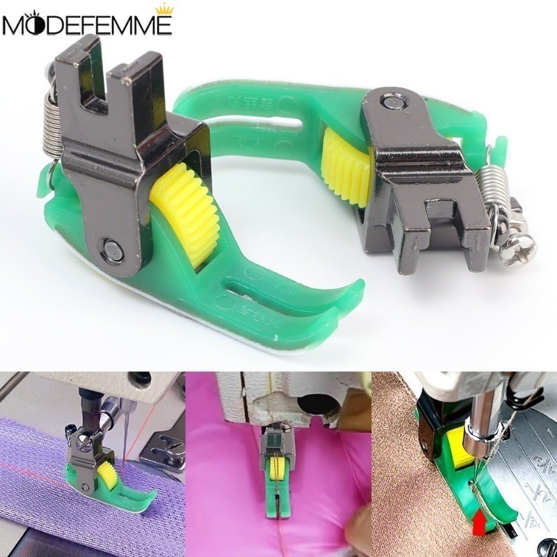Universal Sewing Machine Plastic Foot - Clothes Sewing Rolled Hemmer ...