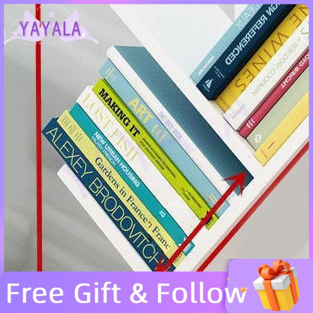 Yayala Tree Bookshelf Solid Wood Ingenious 3 Tier Space Saving Book ...