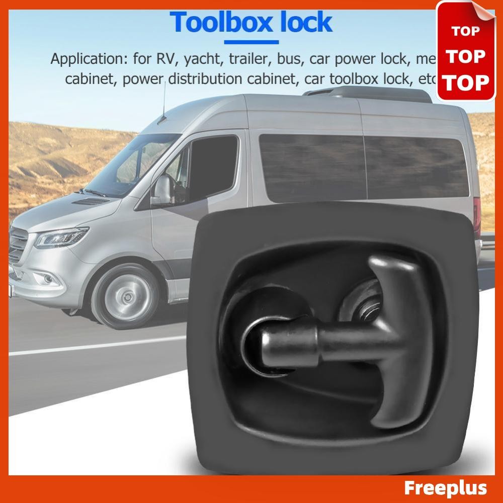 Recessed Folding T Lock / Handle for Trailer Caravan Toolbox Drop T ...