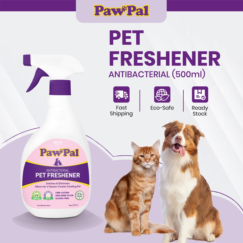Bio-D PawPal Antibacterial Pet Freshener Spray - Pure Blossom Scent (500ml) | Semburan Penyegar ...