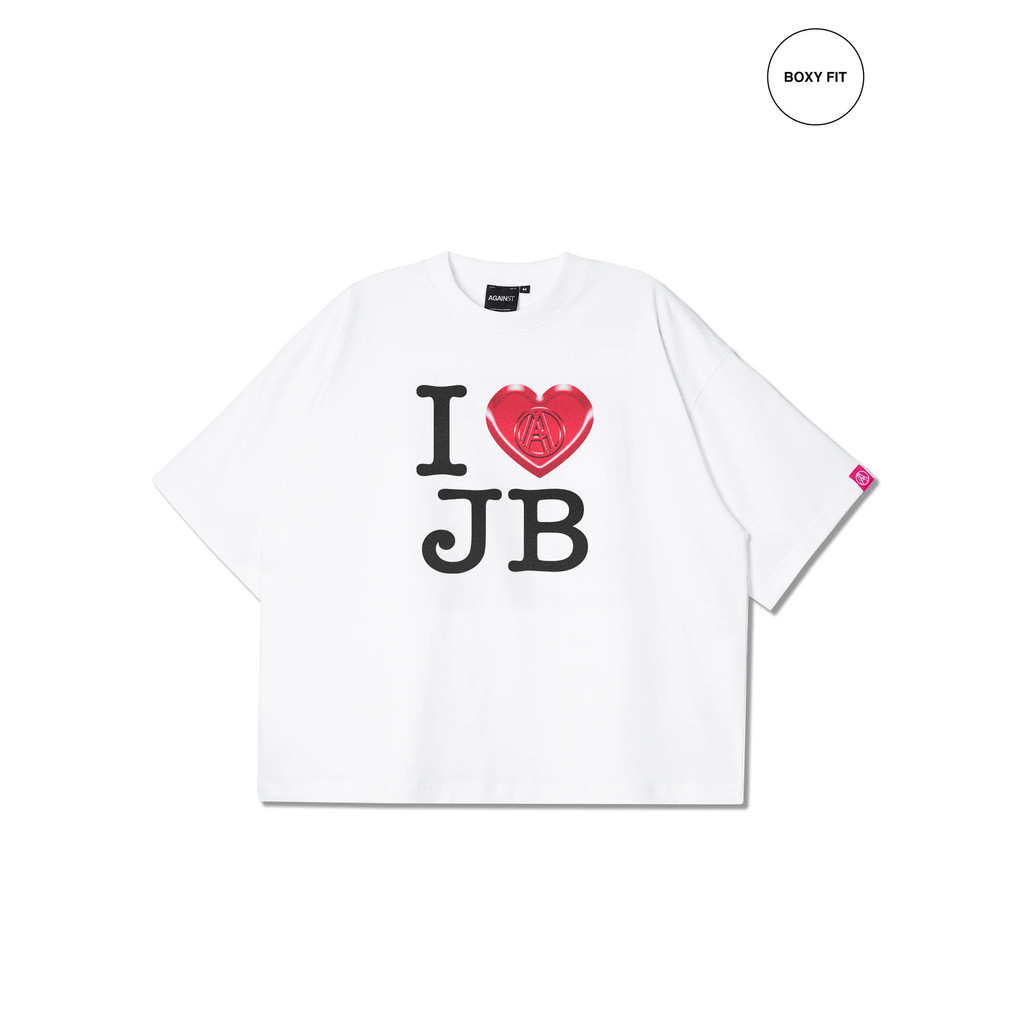AGAINST LAB I LOVE JB TEE (WHITE) | Shopee Malaysia