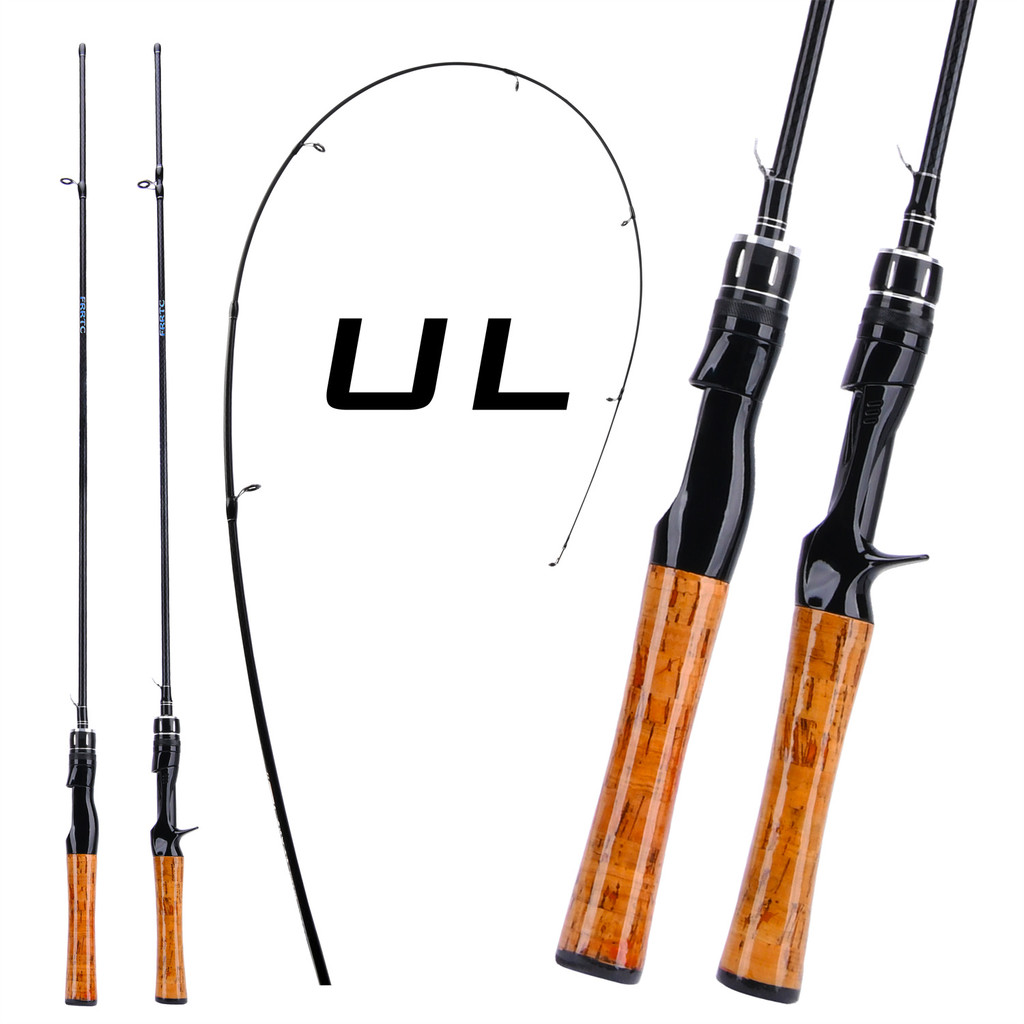 FRRTC Casting/Spinning UL High Carbon Fishing Rod Ultralight Fishing ...