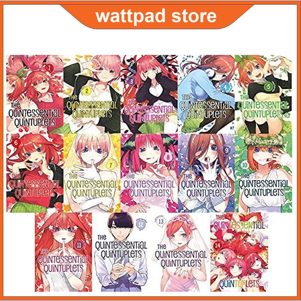 Quintessential Quintuplets manga Vol. 1-14 (English) | Shopee Malaysia