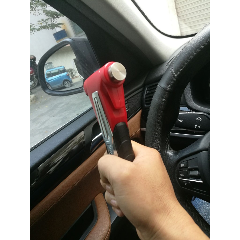 Car Safety Hammer 2 In1 Window Breaker/Hammer | Shopee Malaysia