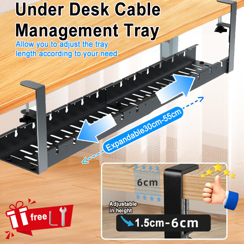 2025 upgraded thickened version Extendable Cable organizer 30-55CM ...