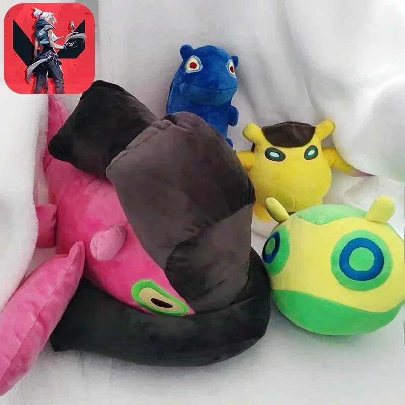 Valorant Plush Wingman Gekko Pet Toys Game Peripherals Kawaii Cute Soft ...