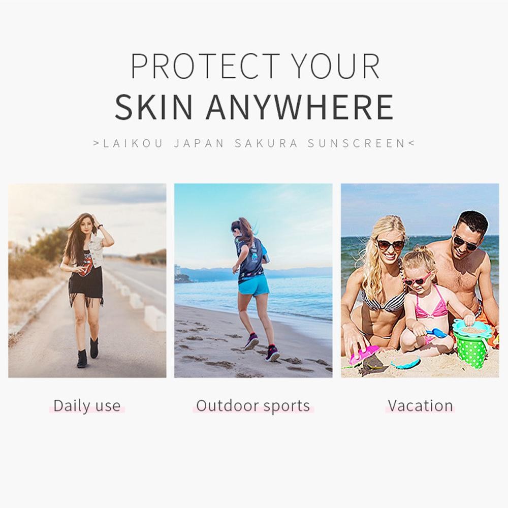 Sakura Sunscreen Cream Korean Protector Facial Sun Spf50 Moisturizer ...