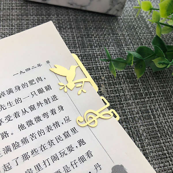 Paper clip Nota nota logam tembaga penanda buku mini comel tepat ...