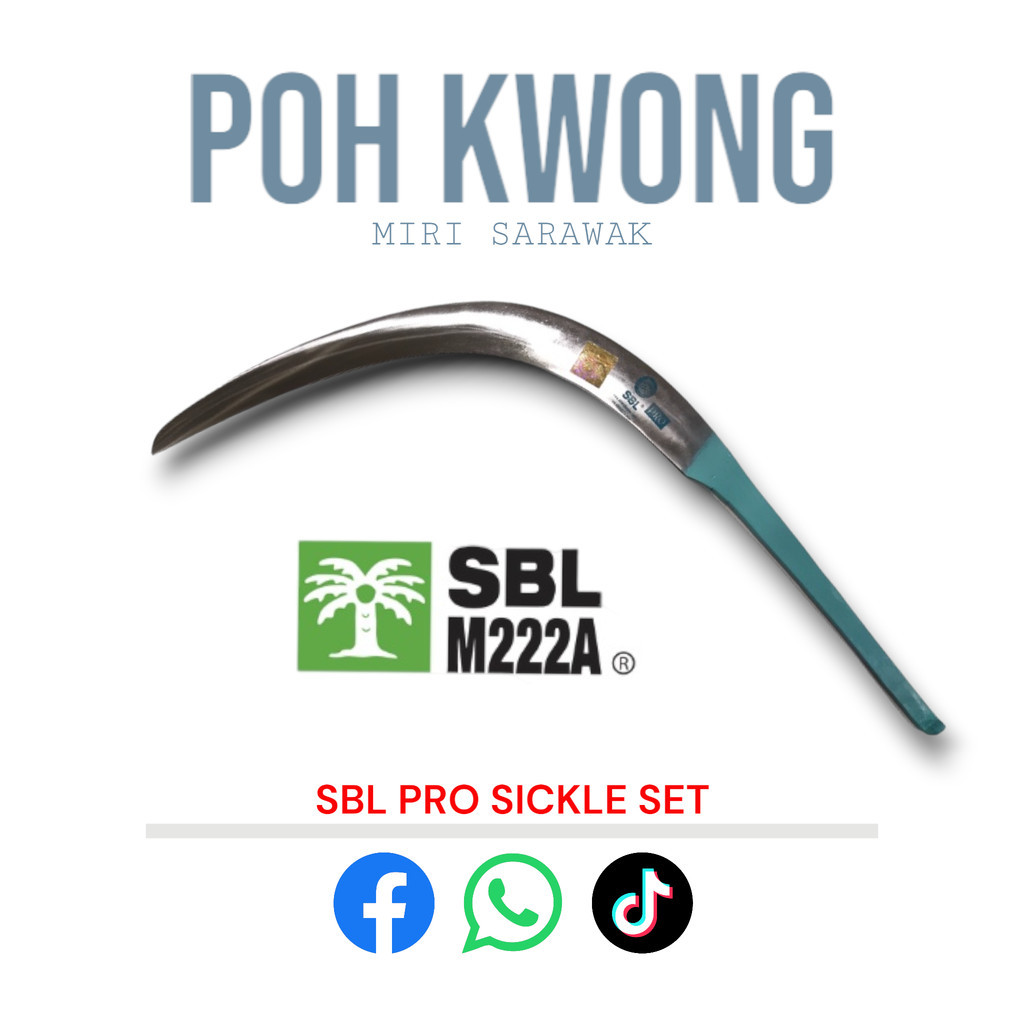SBL PRO Sickle Oil Palm Harvesting Sickle Sabit Sawit (Harvesting Tools ...