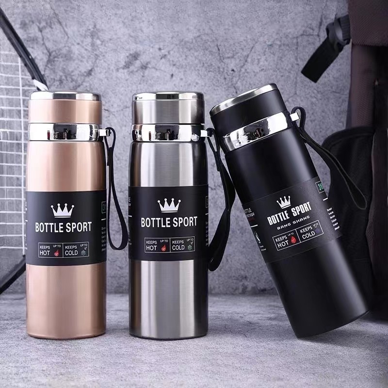 SRS_ thermos bottle handle vacuum flask 316 stainless steel bottle ...