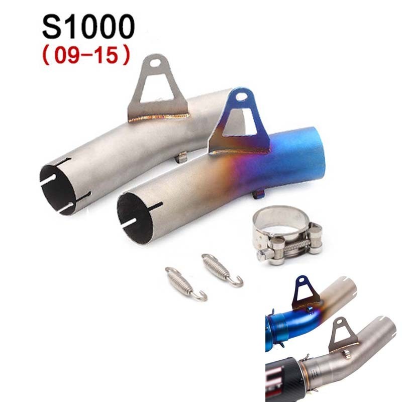 Slip-on Mid Pipe Link Fitment For S1000 S1000RR Motor Exhaust Pipe ...