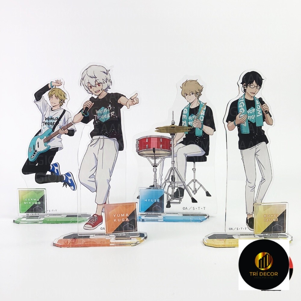 Standee WORLD Trigger ver Music Band Trigger Era acrylic standee anime ...