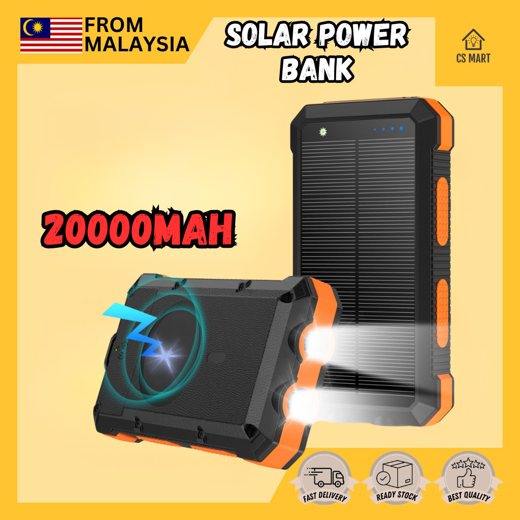 Power Bank Solar Charger Long Lasting High Capacity Solar Charger Phone ...