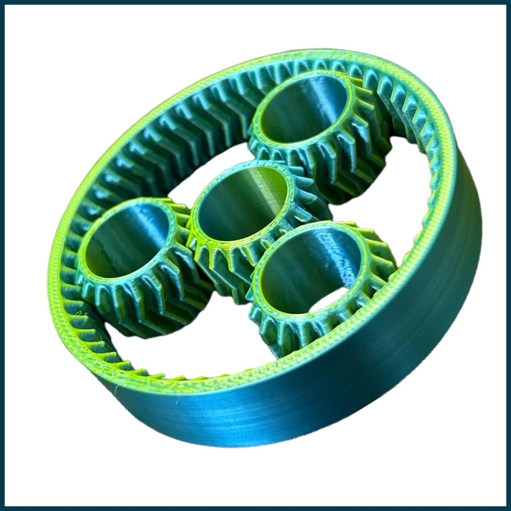 Gear Gyro Fidget Toy Fingertip Gyro Cube Fidget Toy Gear Sphere Gear ...