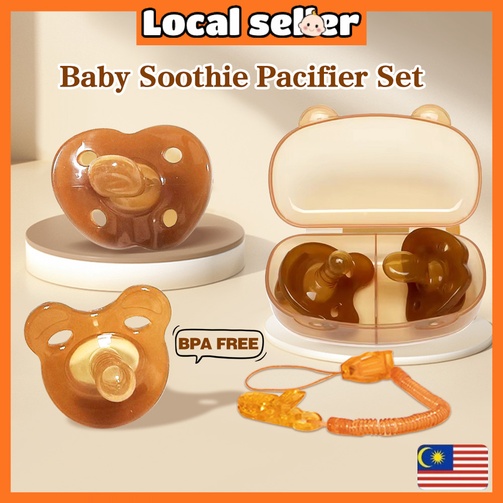 Aikoky Newborn Baby Soothie Pacifier puting Baby Soft Silicone Nipple ...