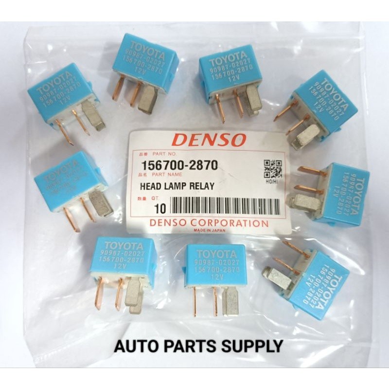156700-2870 Toyota Honda Proton Perodua (Denso) Blue 4 pins Lamp ...