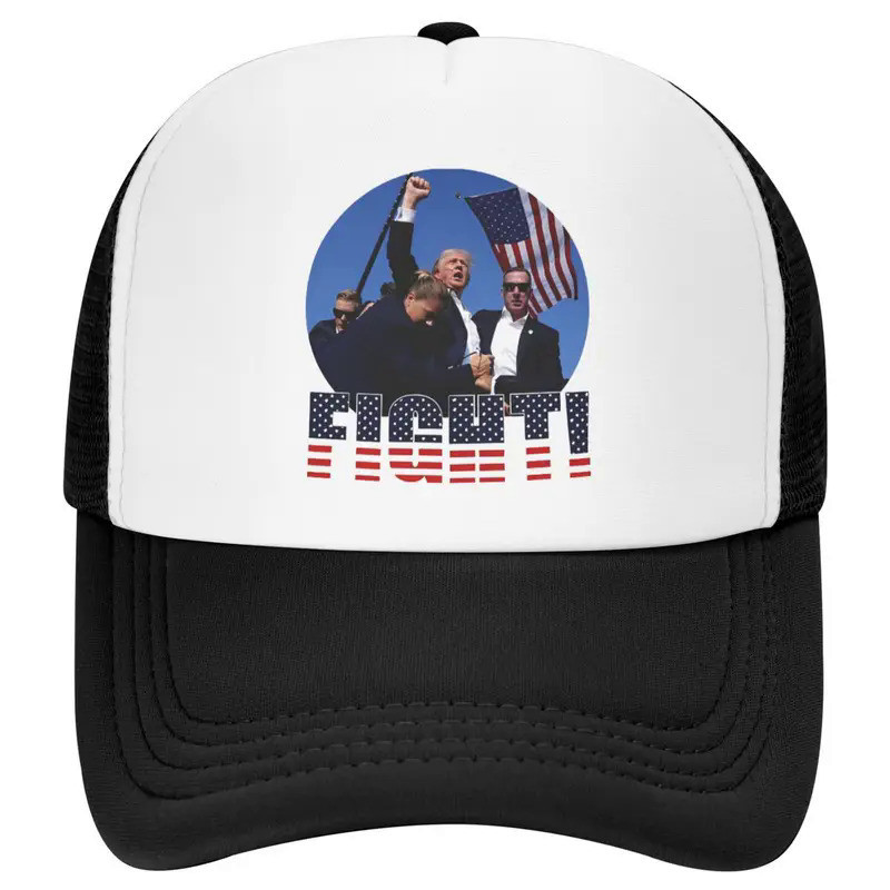Menembak di Trump Rally Trump 2024 Mesh Foam truk Hat Trendy Trump ...