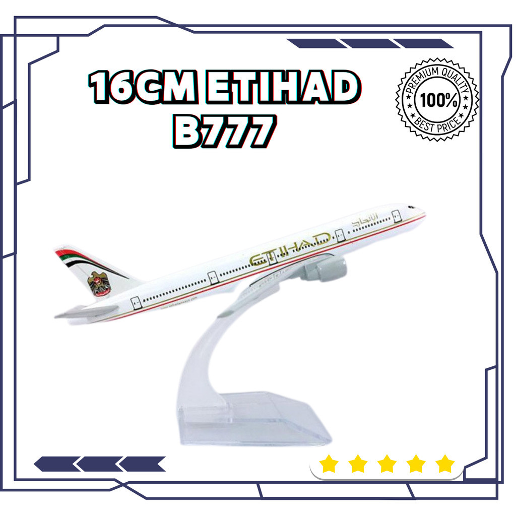 16CM ETIHAD BOEING B777 1:400 METAL AIRCRAFT REPLICA DIECAST ...