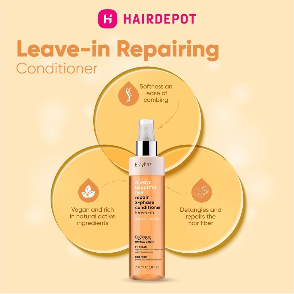 Erayba ABH Repair 2-Phase Conditioner Leave-In 200ml | Shopee Malaysia