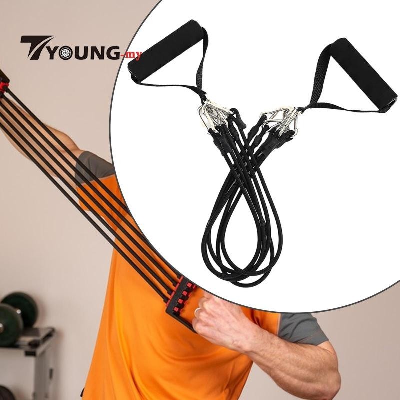 [ Chest Expander Resistance Bands 50kg Adjustable Resistance Practical ...