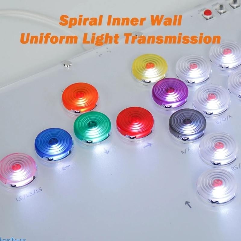 beste Arcade Button Accessory Push Button Caps for Hitbox Mechanical ...