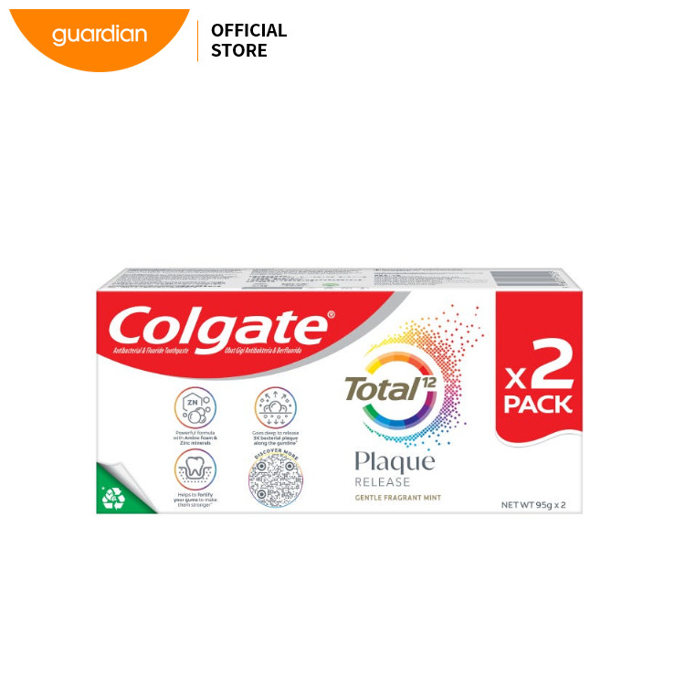 Colgate Total Plaque Release Gentle Fragrant Mint 95G X 2 | Shopee Malaysia