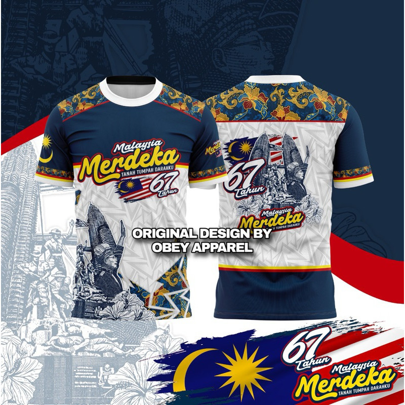 Malaysia Merdeka Land My Blood Flood 2024 Sublimation Tshirt • Malaysia ...
