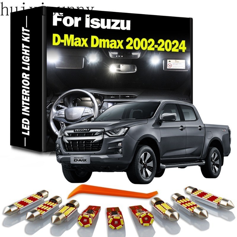 HYS 8Pcs LED Interior Dome Reading Map Light Bulb Kit For Isuzu D-Max ...