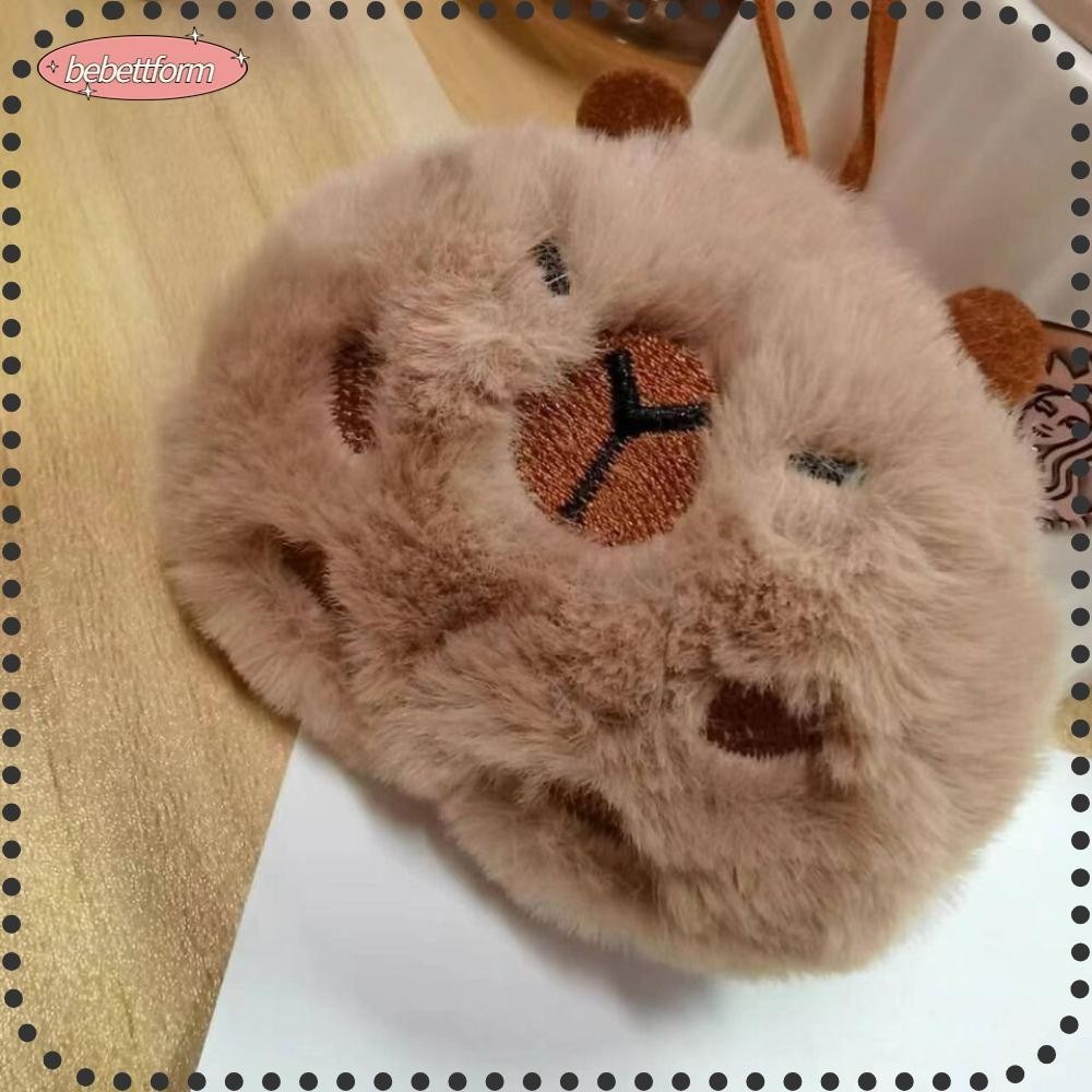 LIKE Capybara Pendant, Cartoon Name Tag Capybara Keychain, Squeak ...