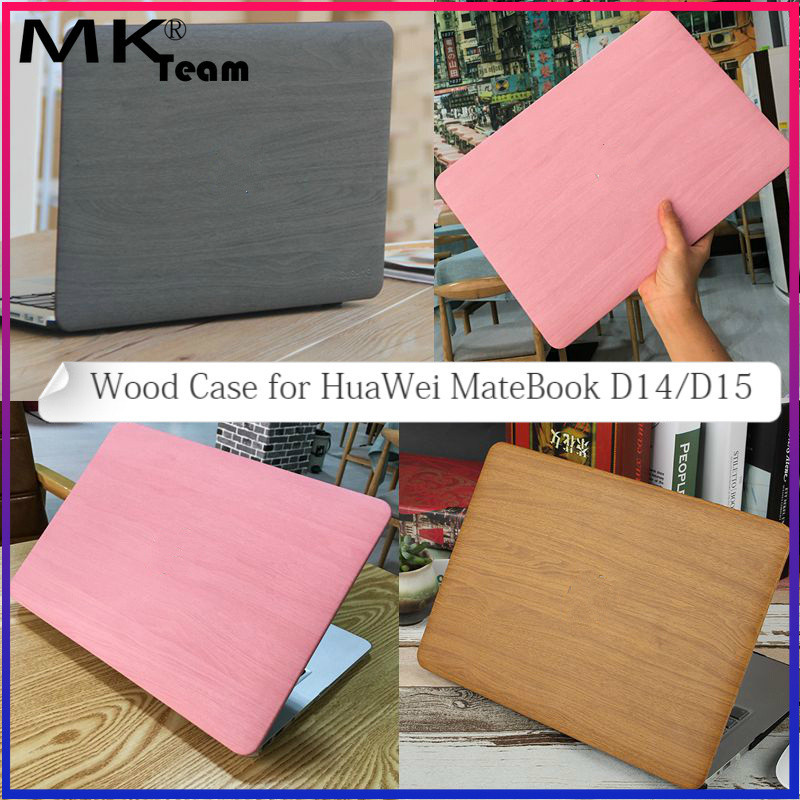 Wood Grain Desgin Protective Laptop Case For Huawei Matebook D16 2024 ...