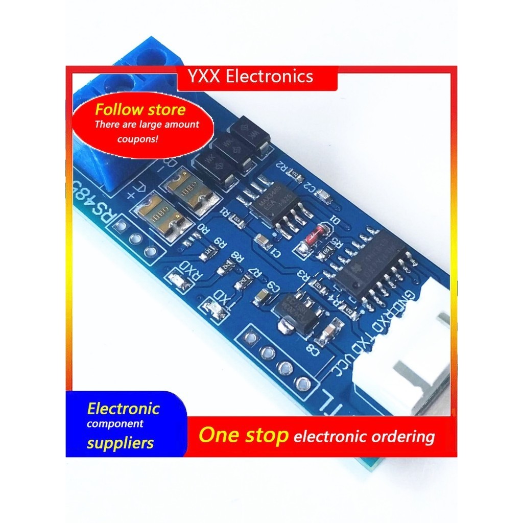 Tl to RS485 Module Hardware Automatic Streaming Control Board RS485 Interchangeable TTL Signal ...