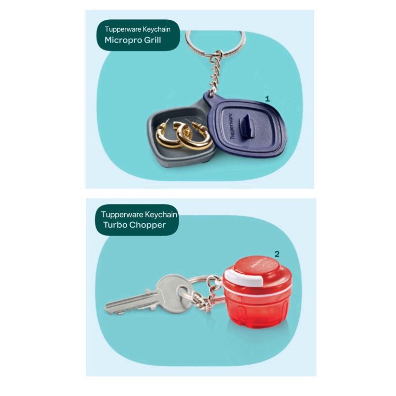New Tupperware Keychain (1pc) | Shopee Malaysia