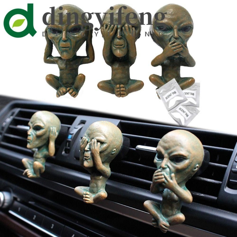 DINGYIFENG Car Perfume Clip, No Fragrance Alien Car Fragrance Diffuser ...