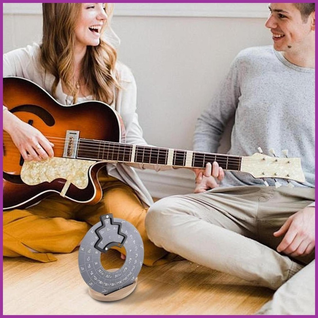 Melody Tool Round Wheel Chord Tool Disc of Fifths Educational Chord ...