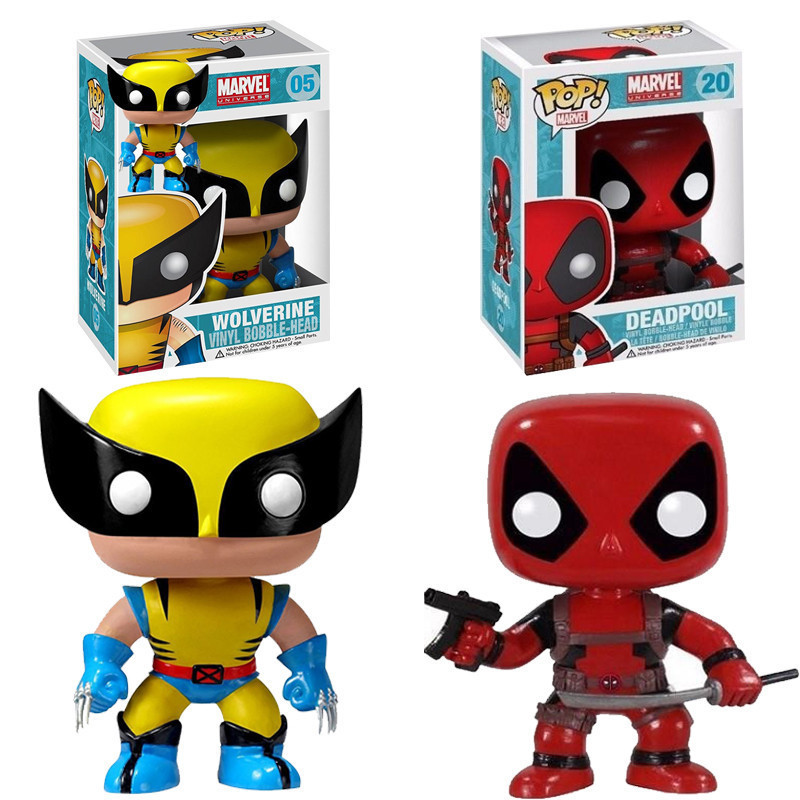 Funko Pop Deadpool 3 Action Figure Deadpool & Wolverine Q Version PVC ...