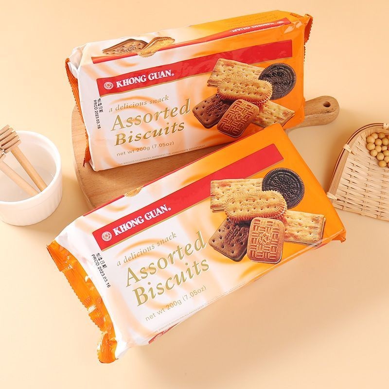 Singapore Imported Kangyuan Assorted Biscuits Chocolate Flavor Casual ...