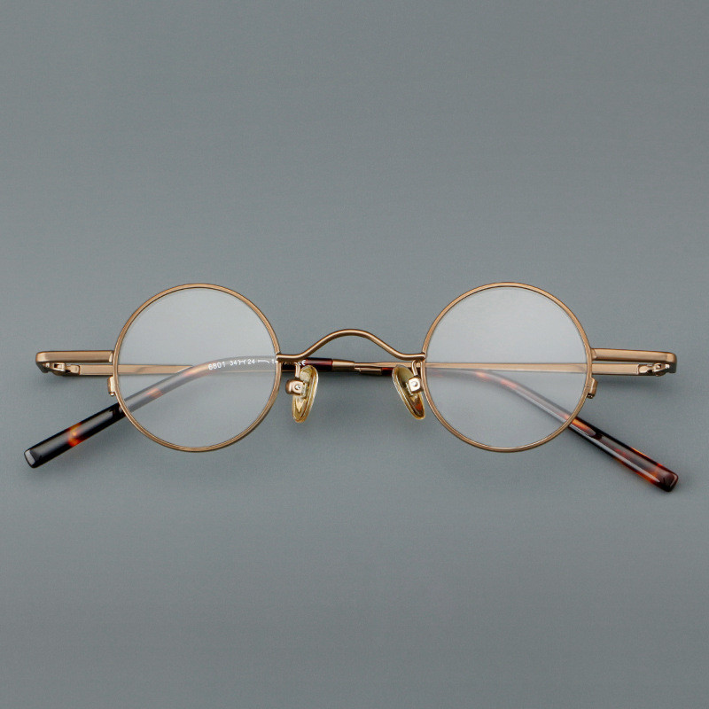 Small Round Glasses Frame Japanese Design Spectacles Men Women Titanium ...